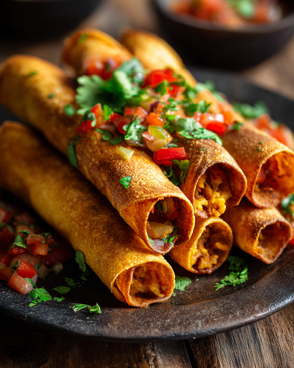 Crispy Vegan Taquitos Recipe: Delicious Plant-Based Delight